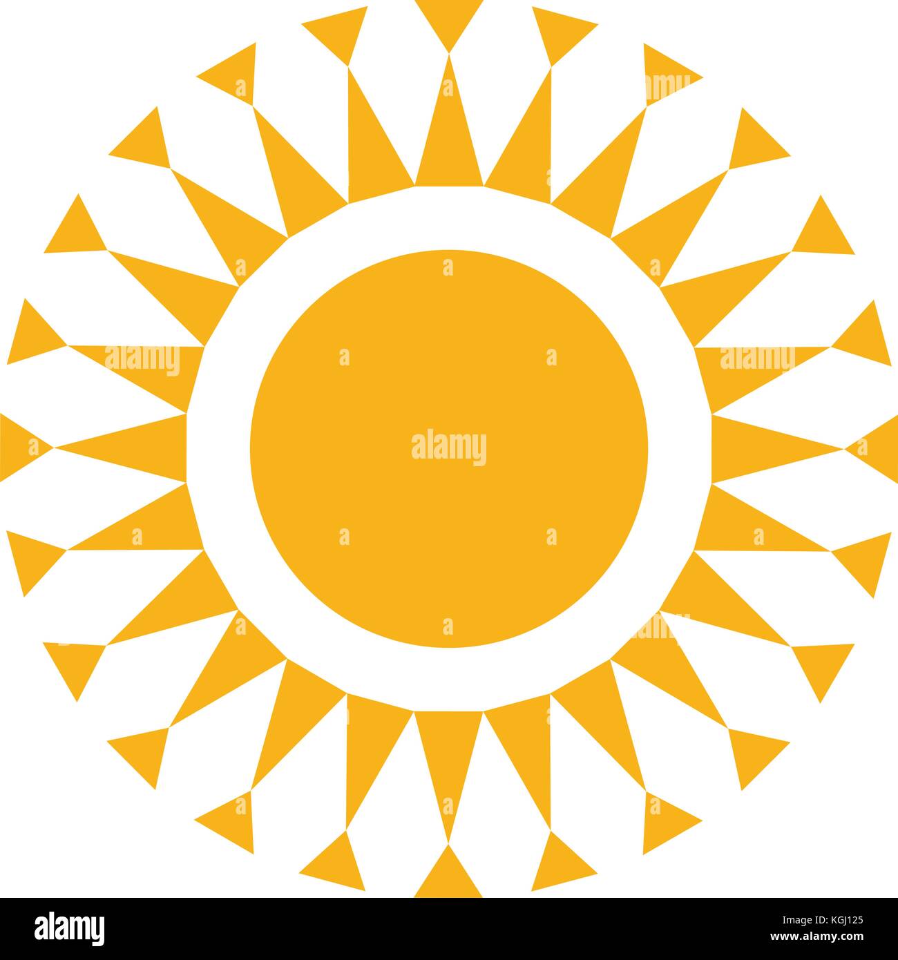 Isolated sun icon Stock Vector Image & Art - Alamy