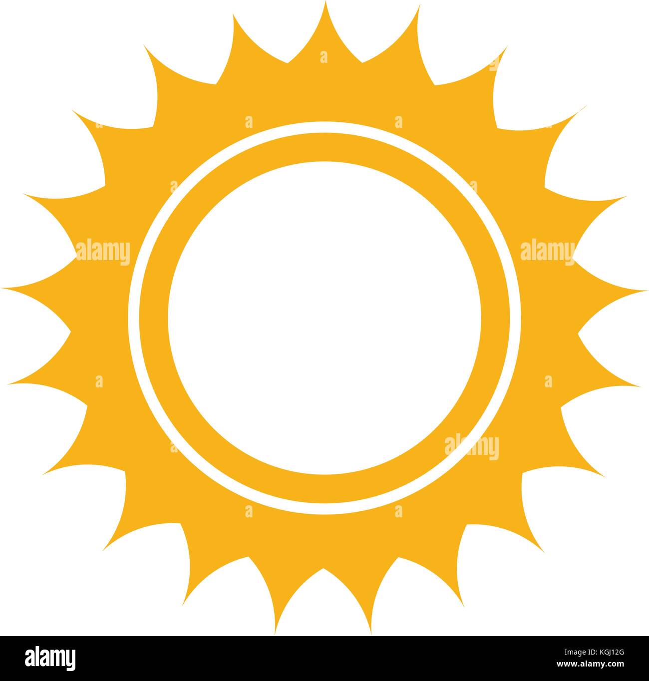 Isolated sun icon Stock Vector Image & Art - Alamy