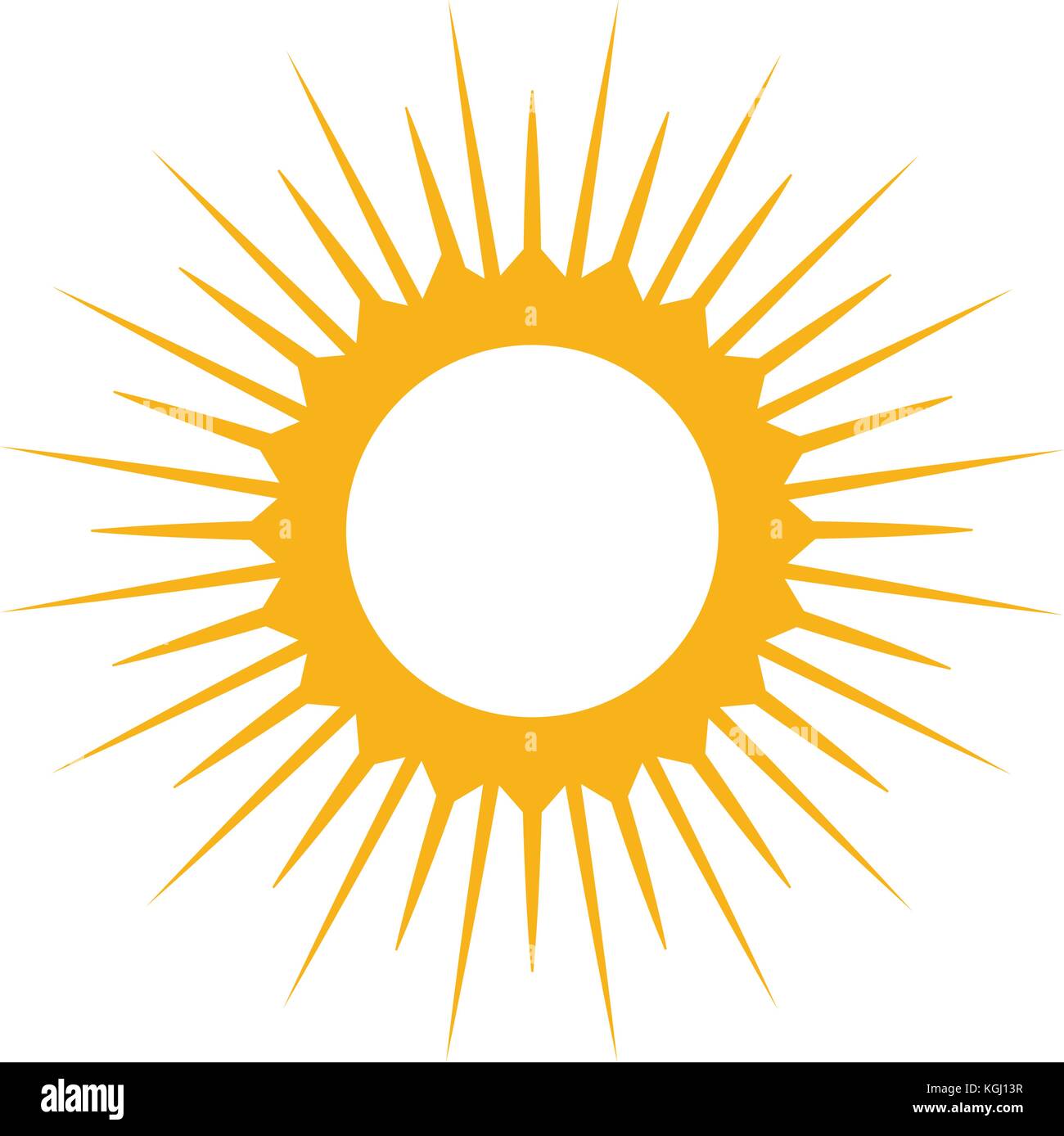 Isolated sun icon Stock Vector Image & Art - Alamy