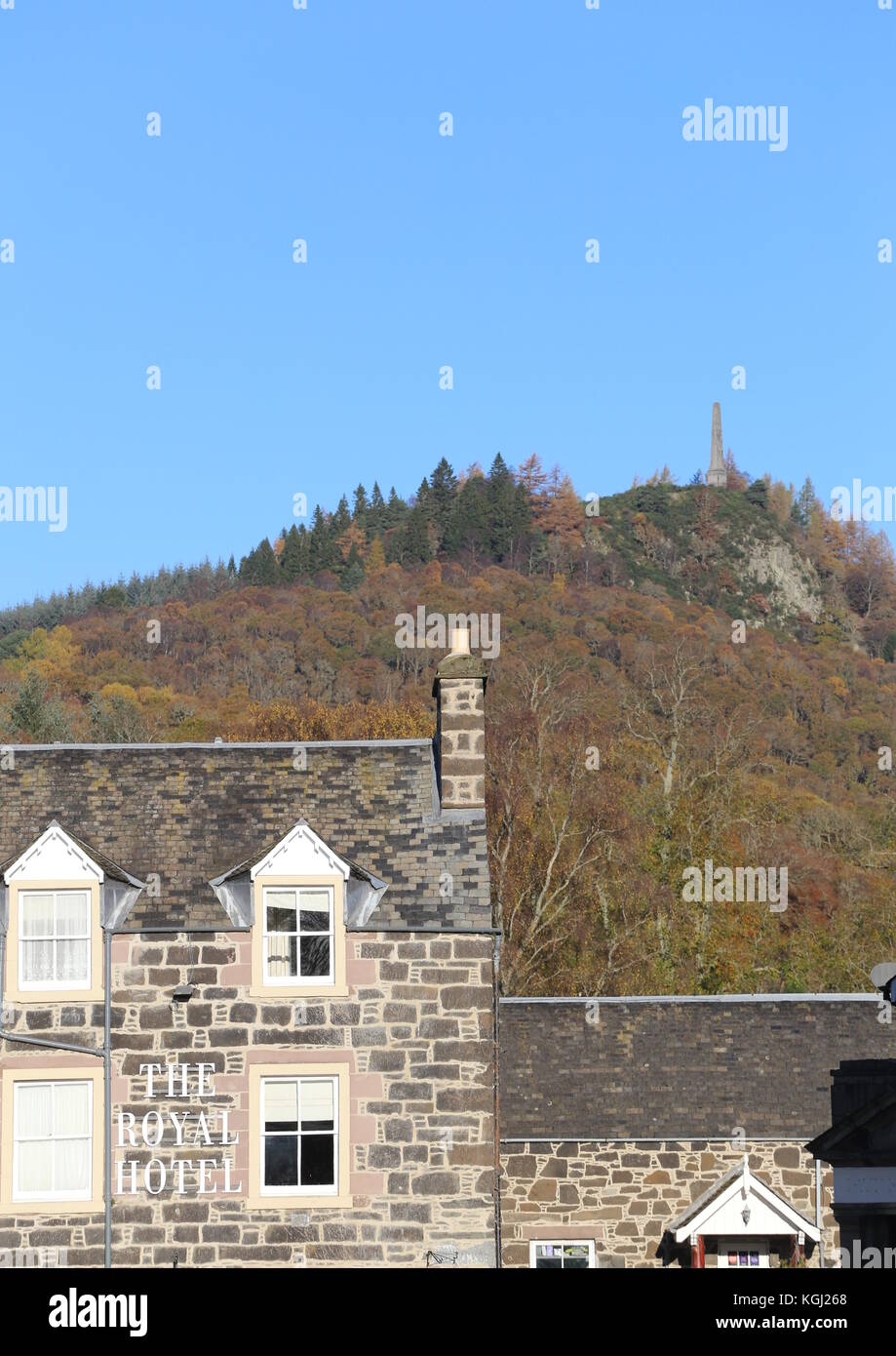 Lord melville monument comrie scotland hi-res stock photography and ...