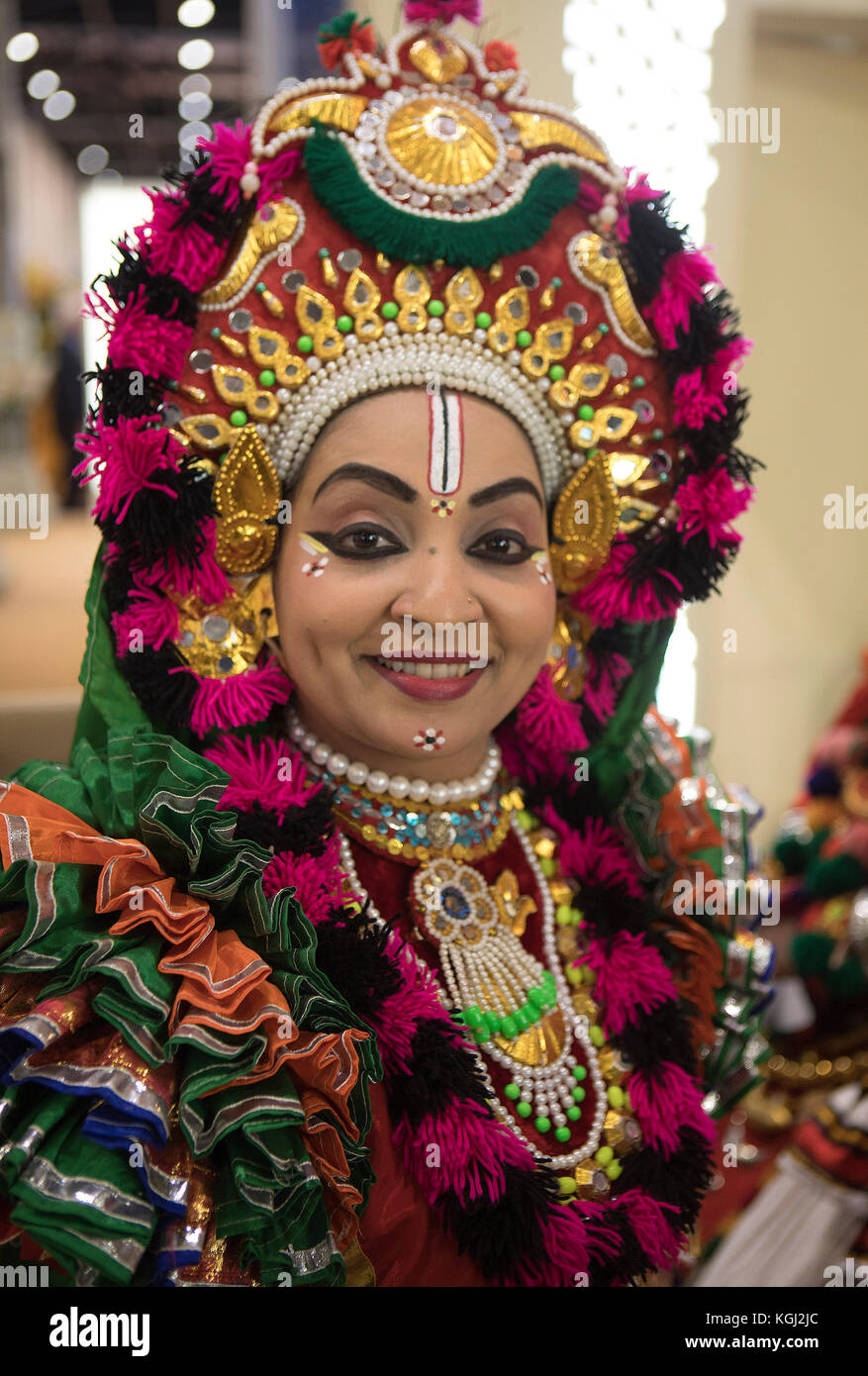 World Travel Market: Indian national costumes Stock Photo - Alamy