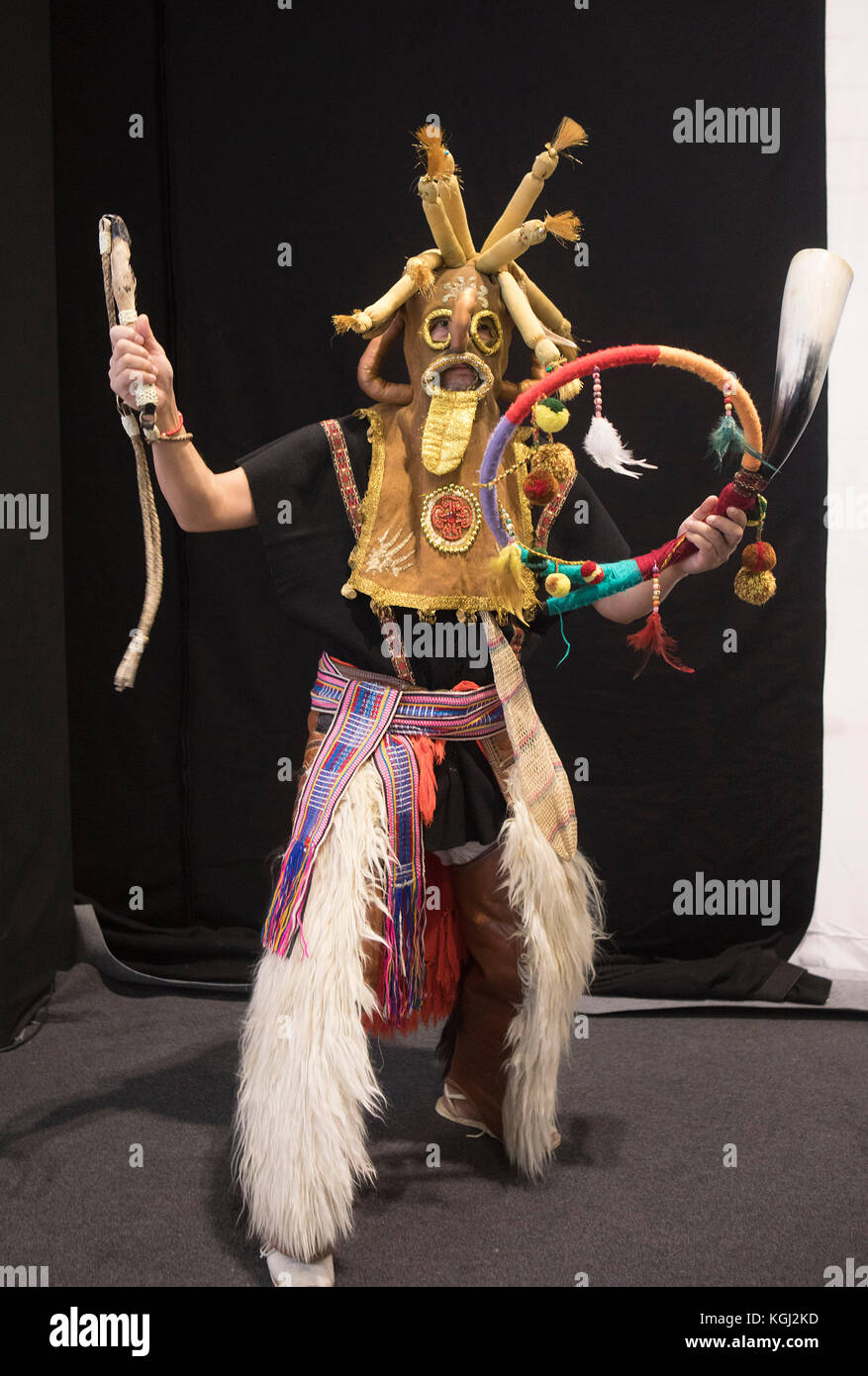 World Travel Market: Equador national costume Stock Photo - Alamy