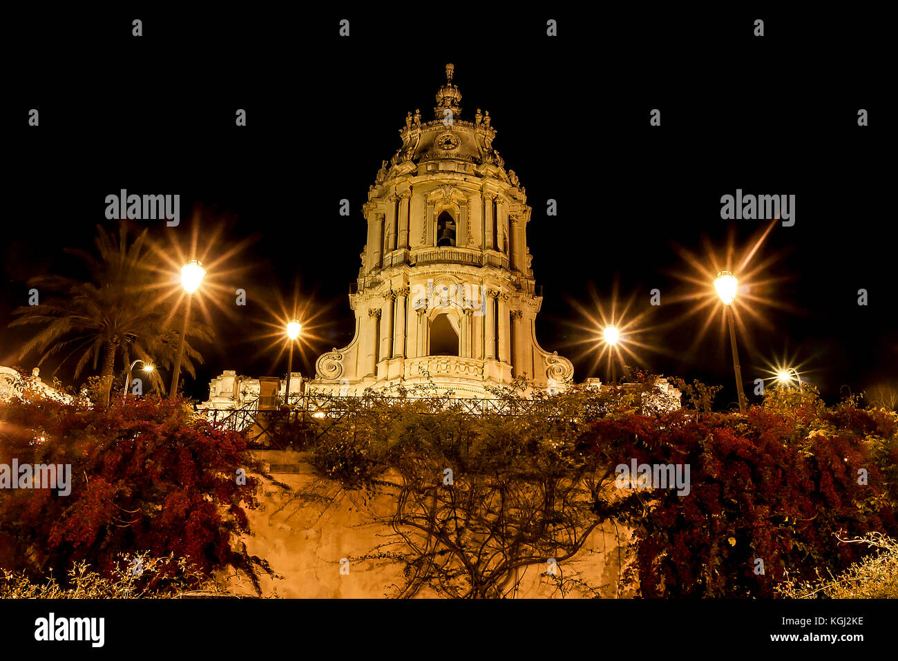 Cathedral of St. George - Modica - Italy Stock Photo - Alamy