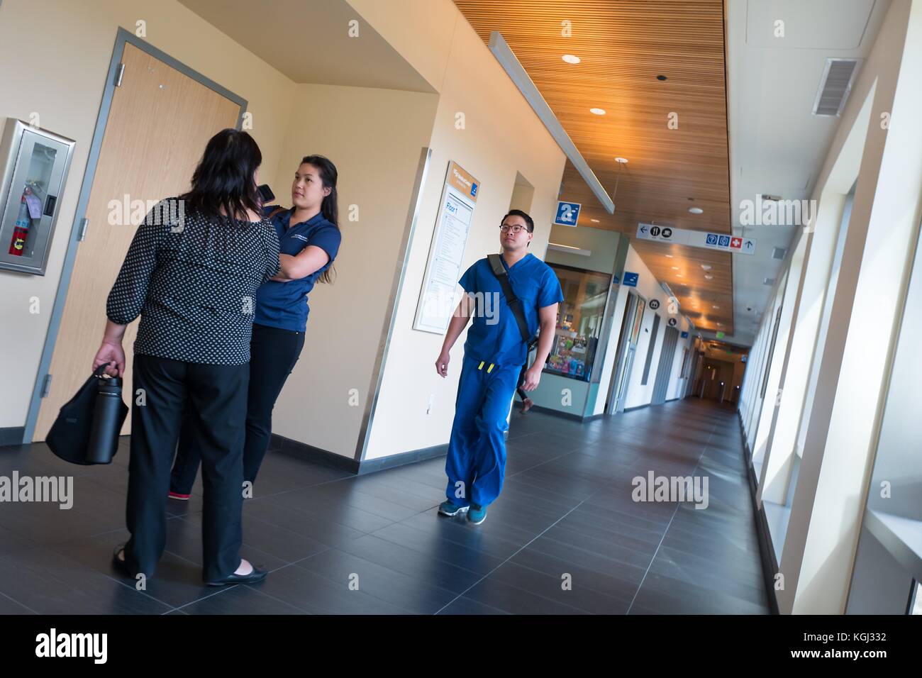 Hospital California Corridor High Resolution Stock Photography and ...