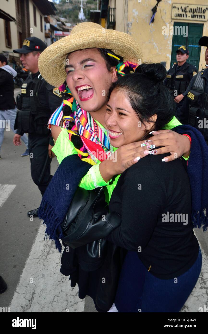 Funeral - Carnival in CAJAMARCA. Department of Cajamarca .PERU Stock ...