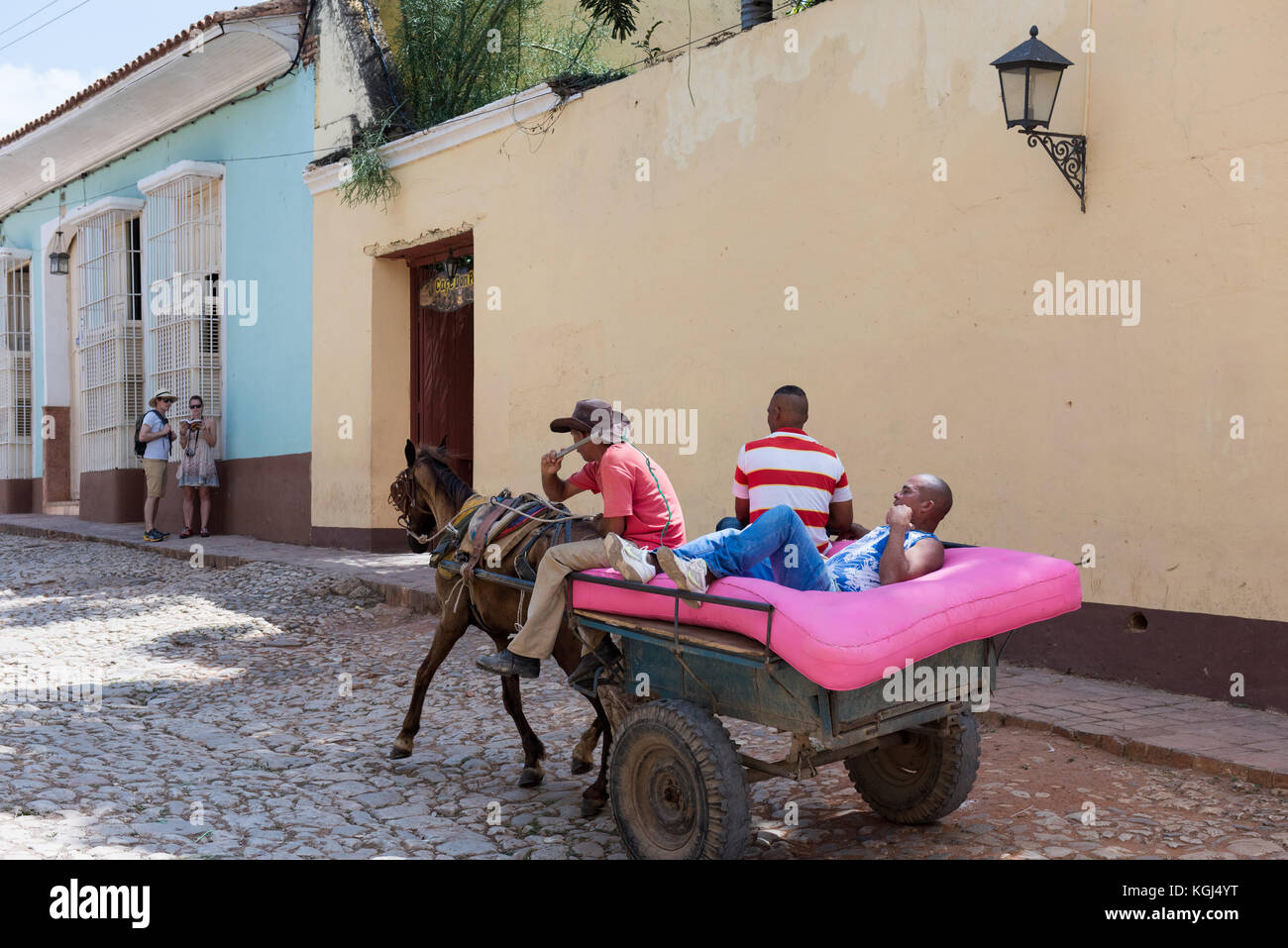 Daily life Trinidad Cuba Stock Photo - Alamy