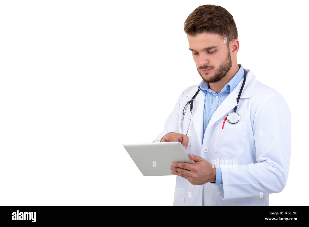 Medicine doctor using modern Cut Out Stock Images & Pictures - Alamy