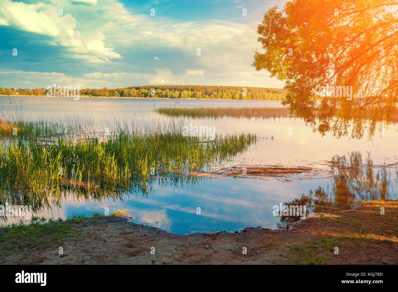 Sunrise nature scene in finland hi-res stock photography and images - Alamy