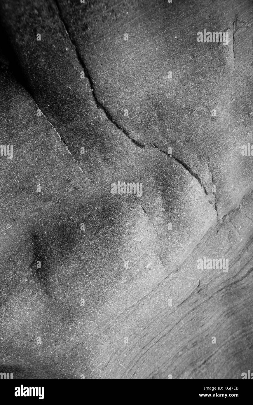 rocks natural wallpaper - black and white photo Stock Photo - Alamy