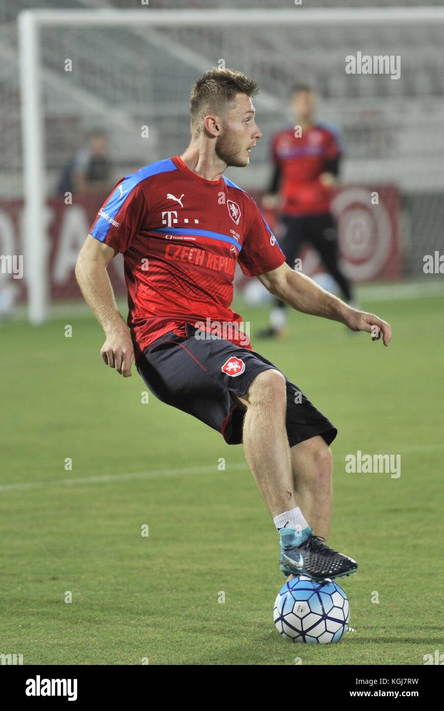 JAKUB BRABEC in action during the training session of the Czech ...