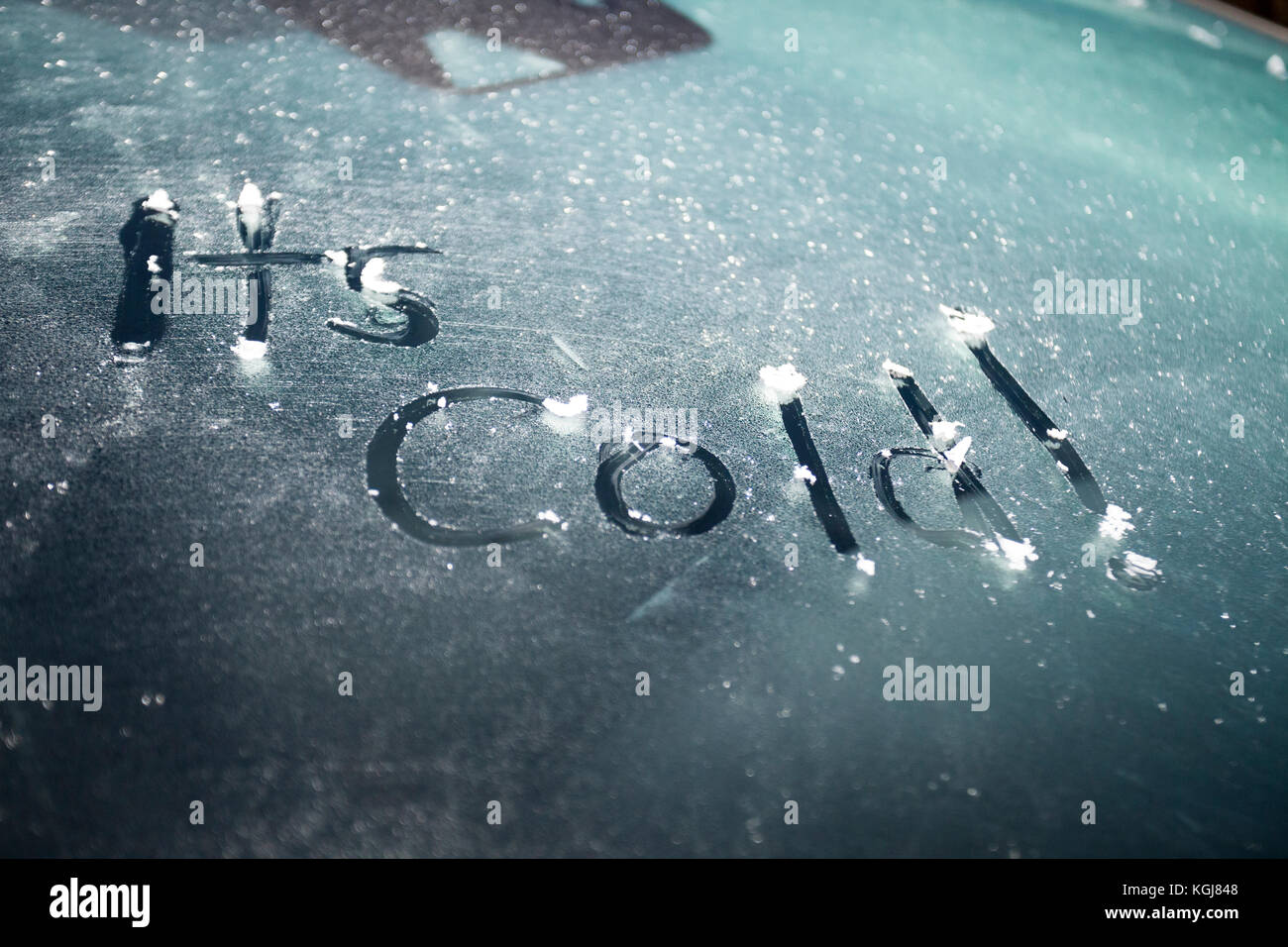 Frost writting hi-res stock photography and images - Alamy