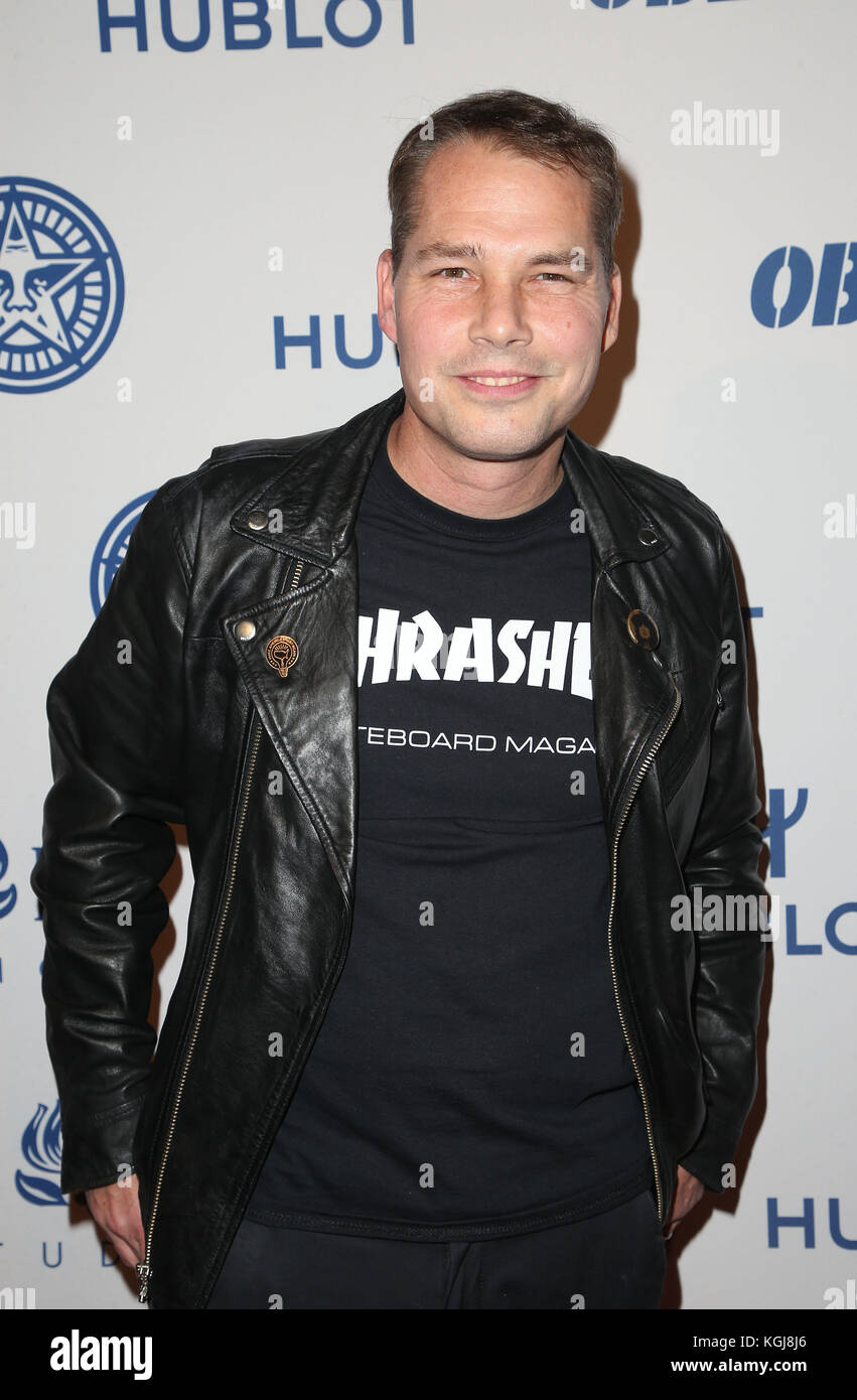 Los Angeles, Ca, USA. 7th Nov, 2017. Shepard Fairey, at Photo Op For ...