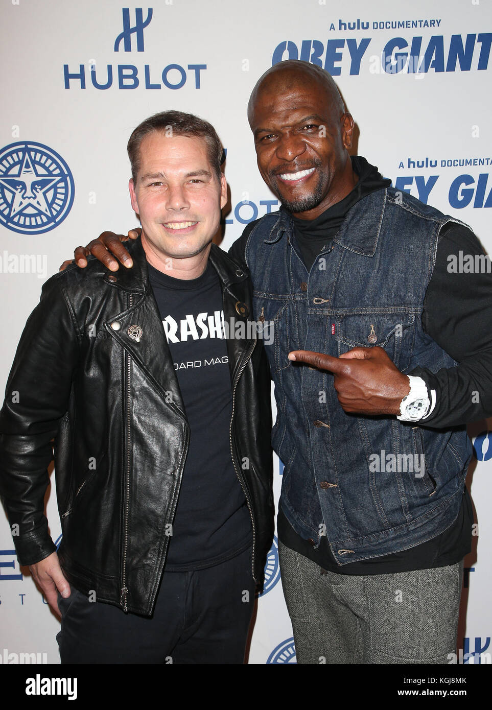 Los Angeles, Ca, USA. 7th Nov, 2017. Shepard Fairey, Terry Crews, at ...