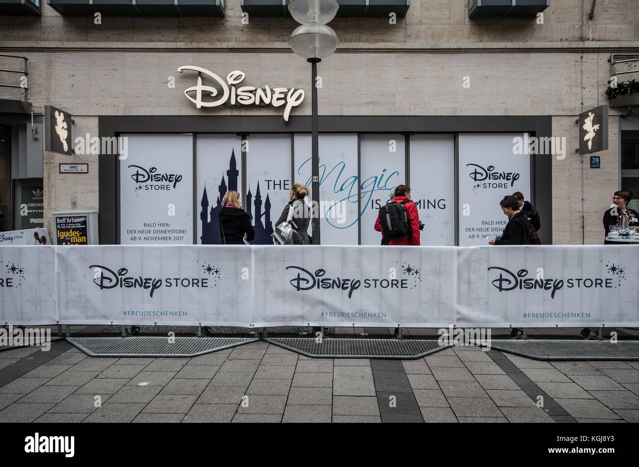 Munich, Bavaria, Germany. 8th Nov, 2017. Disney held a grand opening ...