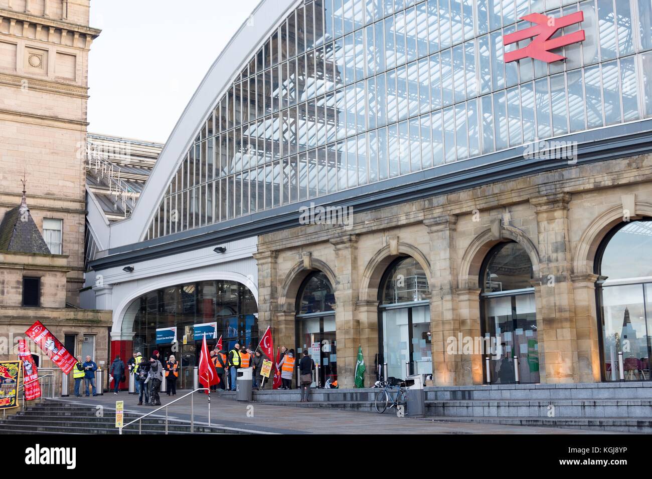 Northern Rail Guards Strike High Resolution Stock Photography and ...