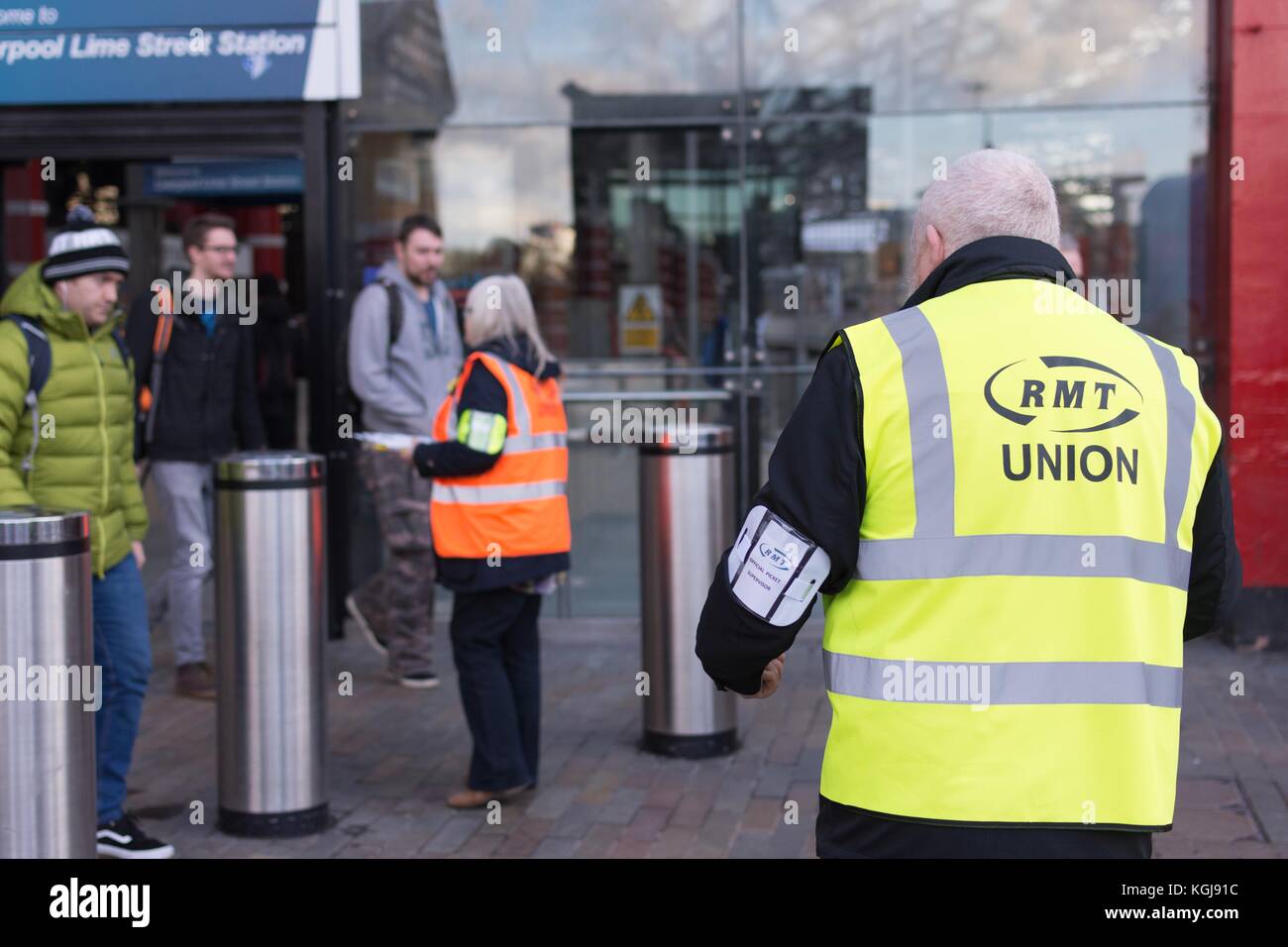Northern Rail Guards Strike High Resolution Stock Photography and ...