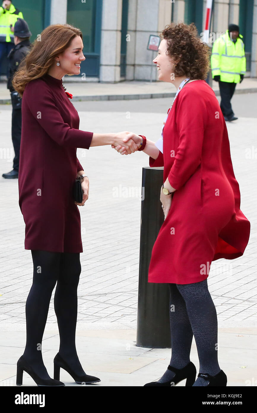UBS. London, UK. 8th Nov, 2017. Catherine Roche, CEO of Place2Be (in ...