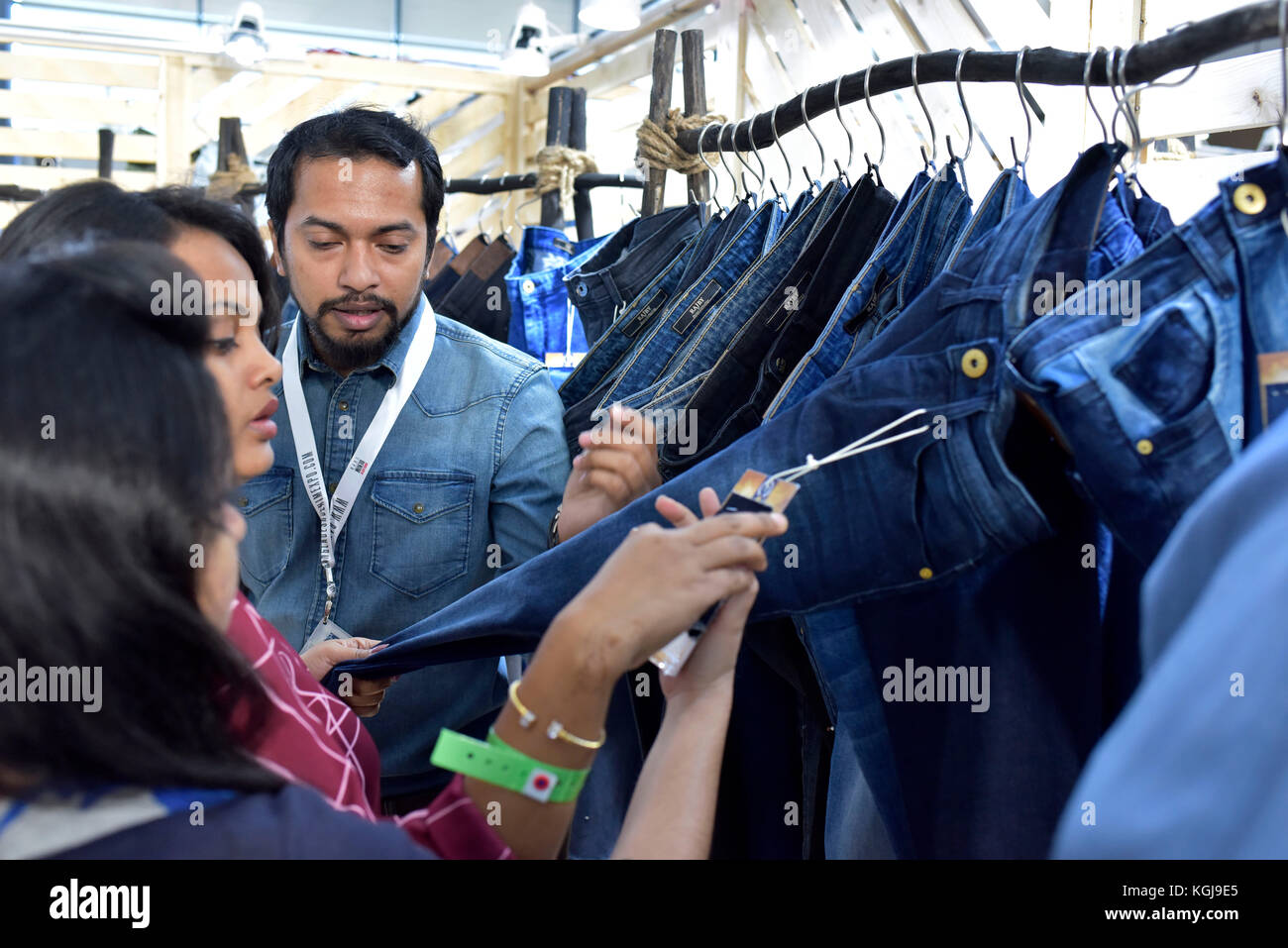 Dhaka, Bangladesh. 08th Nov, 2017. A Readymade garments product buyers ...