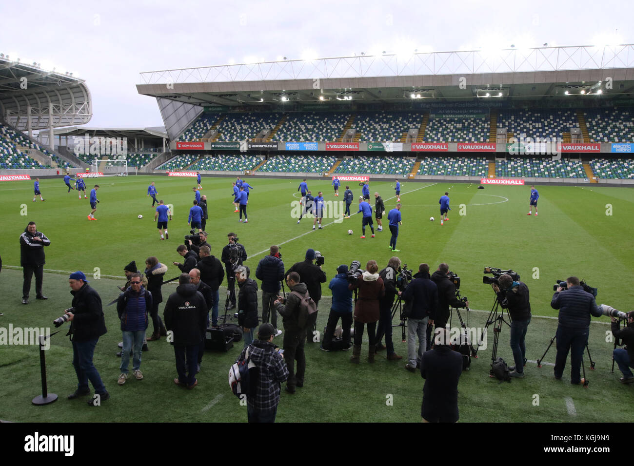 National Football Stadium at Windsor Park Belfast Northern Ireland ...