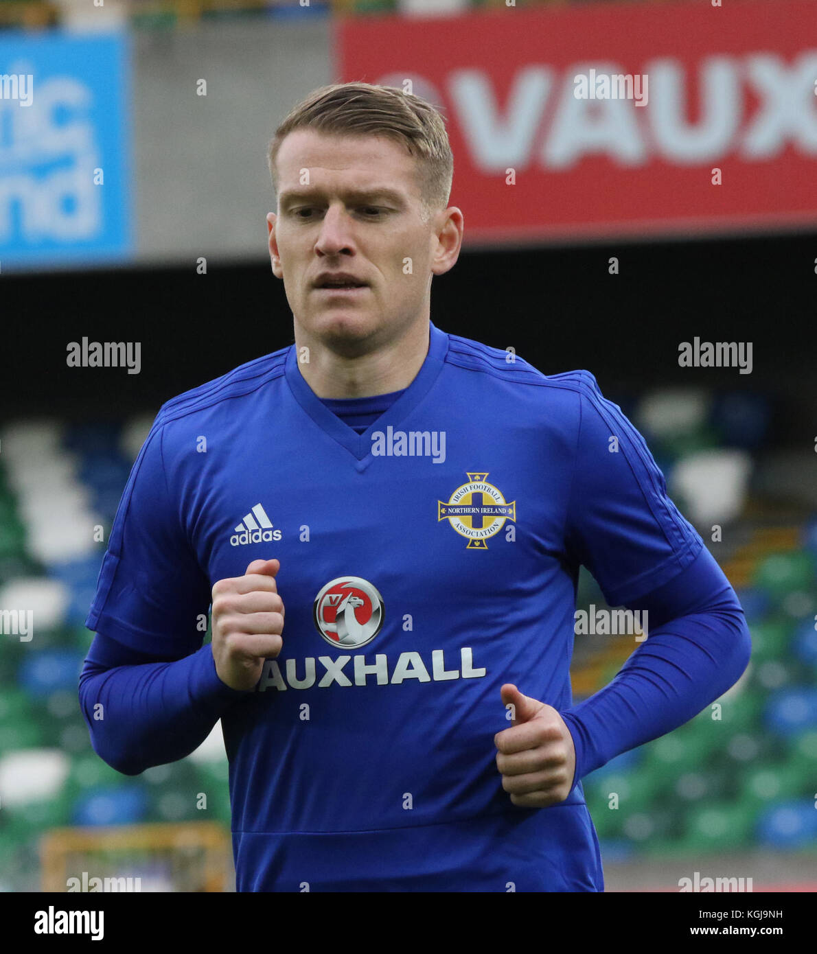 Training at the national football stadium at windsor park hi-res stock ...