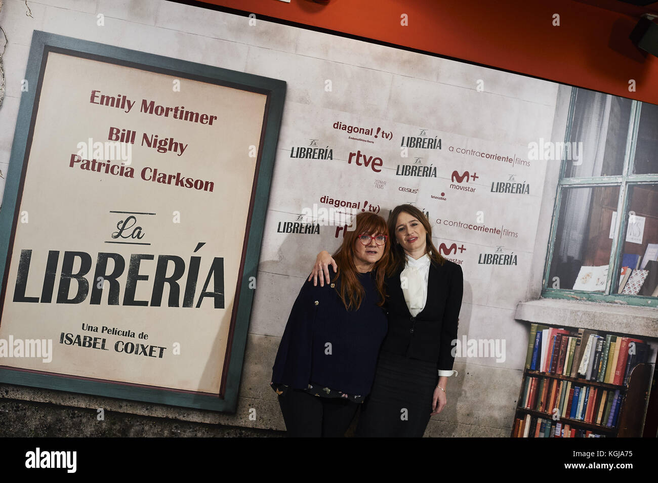 Madrid, Spain. 8th Nov, 2017. Isabel Coixet, Emily Mortimer attends ...