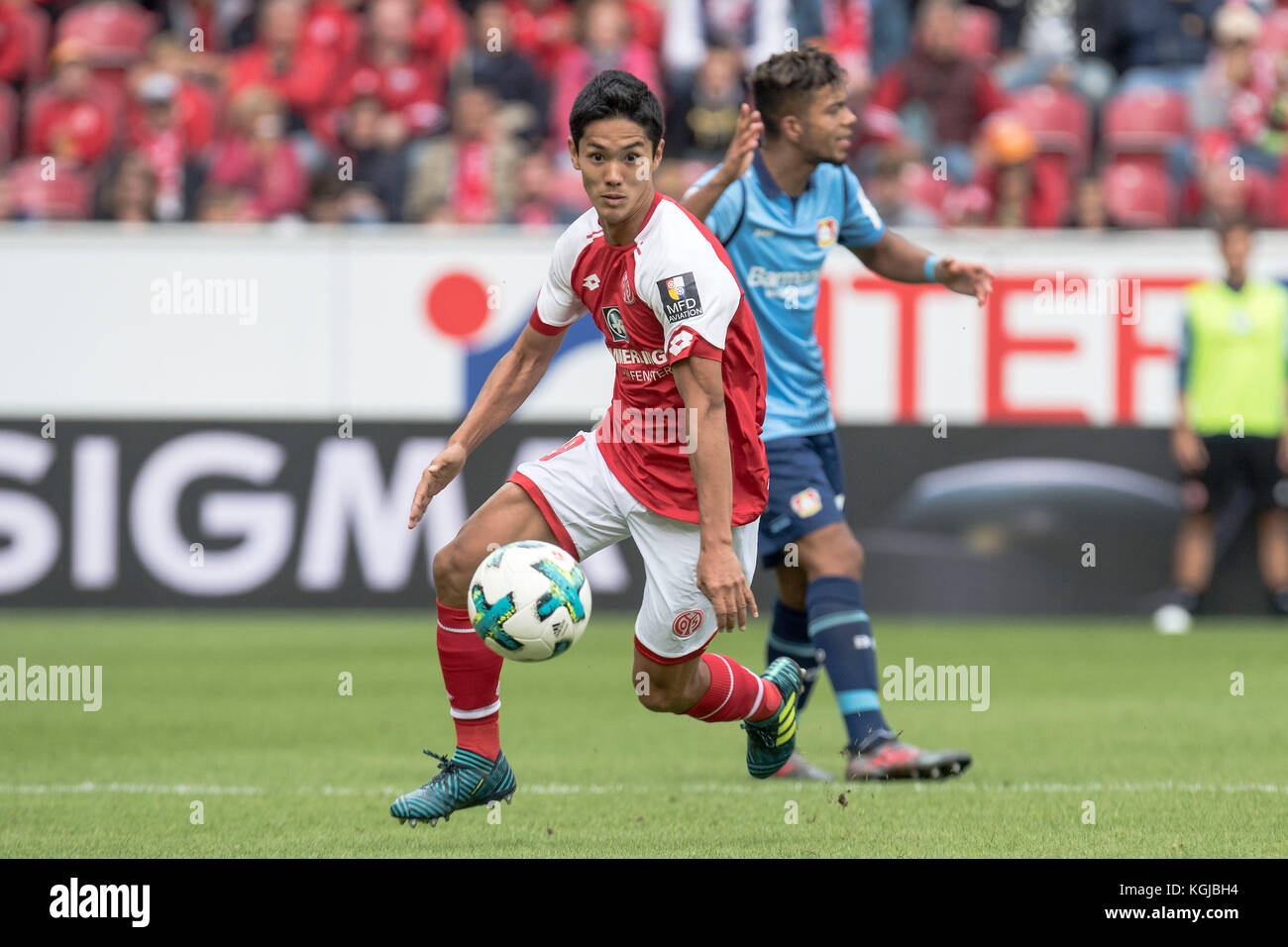Mainz, Deutschland. 09th Sep, 2017. Yoshinori MUTO (MZ) in Aktion with ...