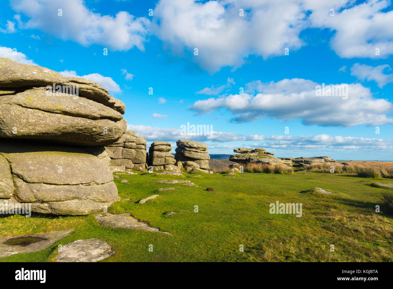 Combestone Tor, Dartmoor, Devon, UK. 8th November 2017. UK Weather. An ...