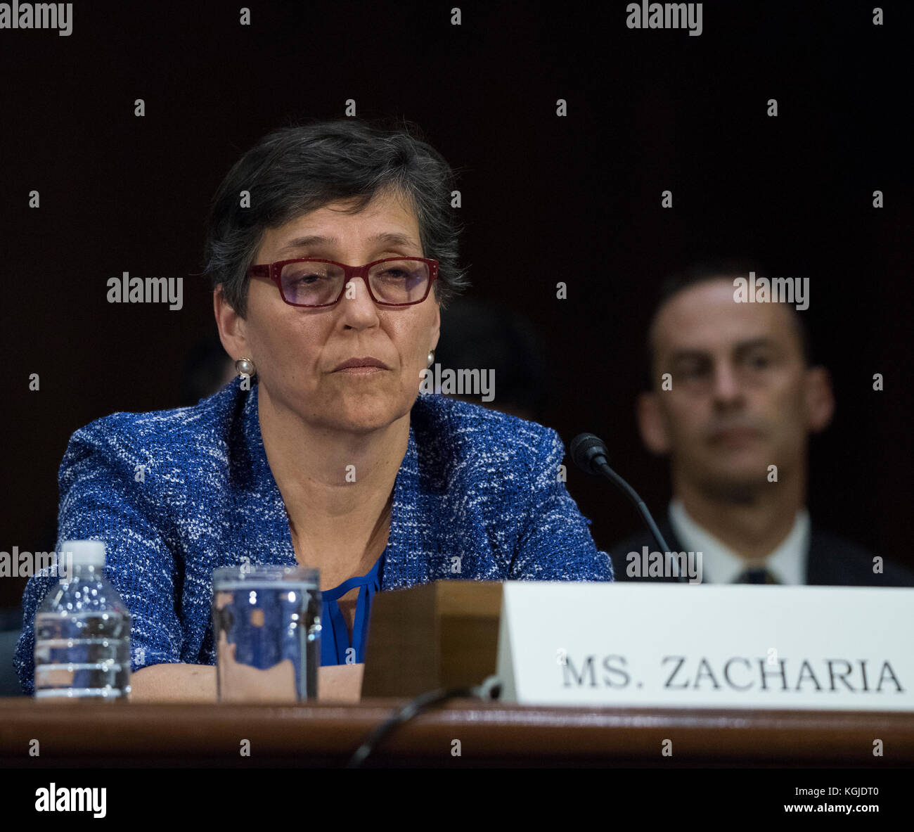 Washington DC, November 8, 2017, USA: Karen Zacharia, Deputy General ...