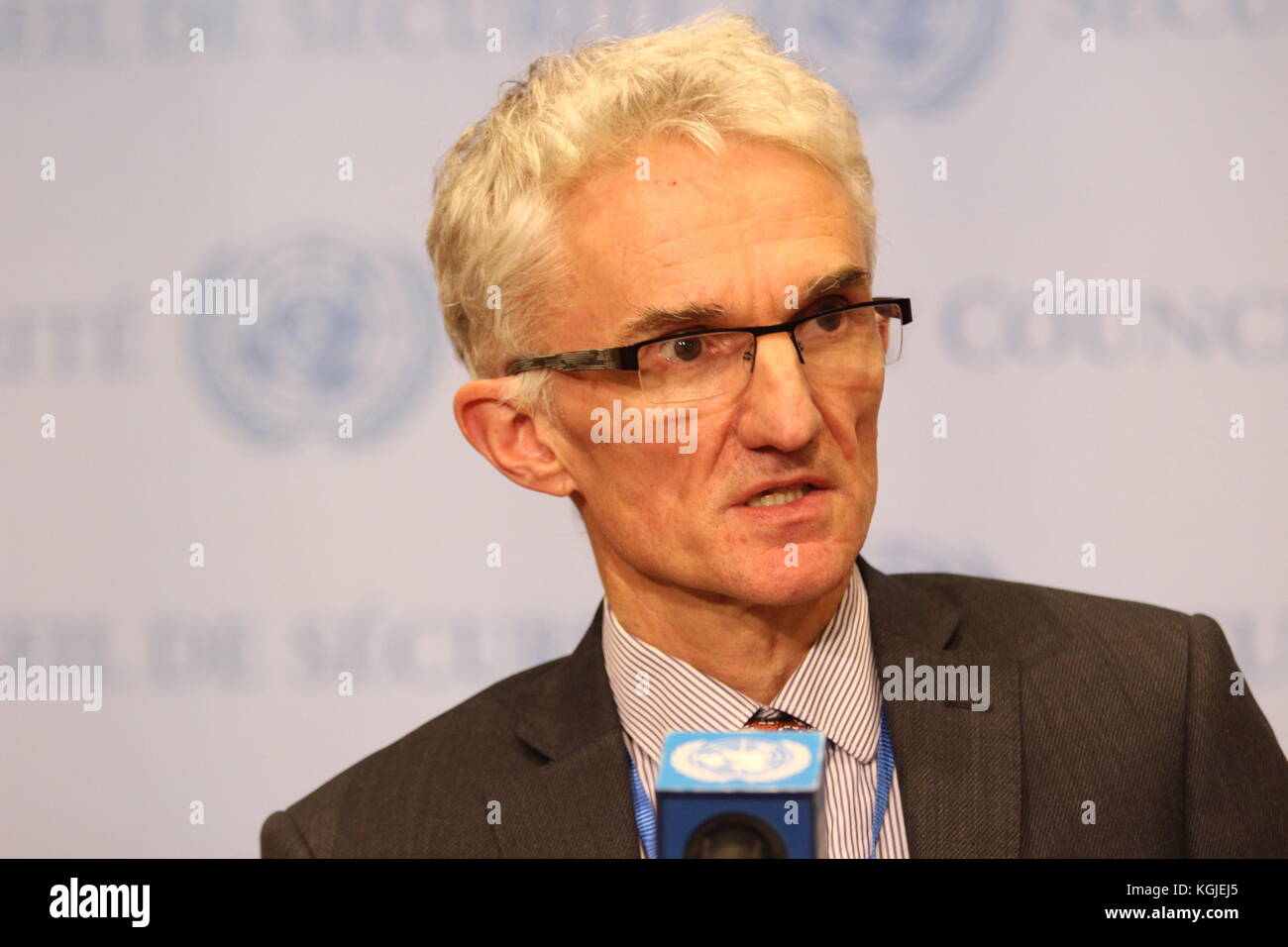 UN, New York, USA. 8th Nov, 2017. Amid Yemen Blockade and Famine, UN ...