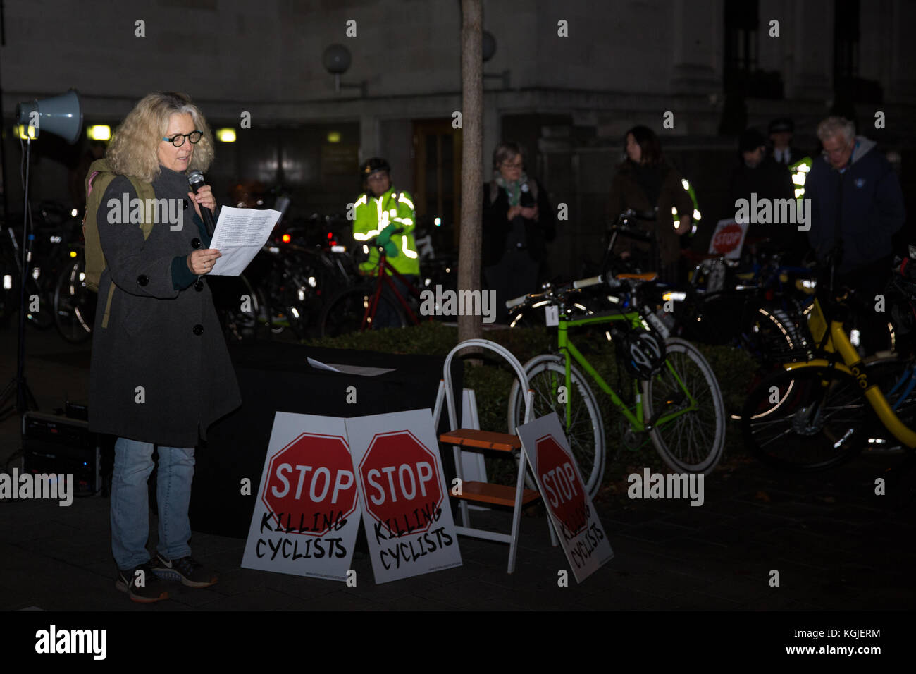 London, UK. 8th November, 2017. Terry Patterson, Chair of London ...