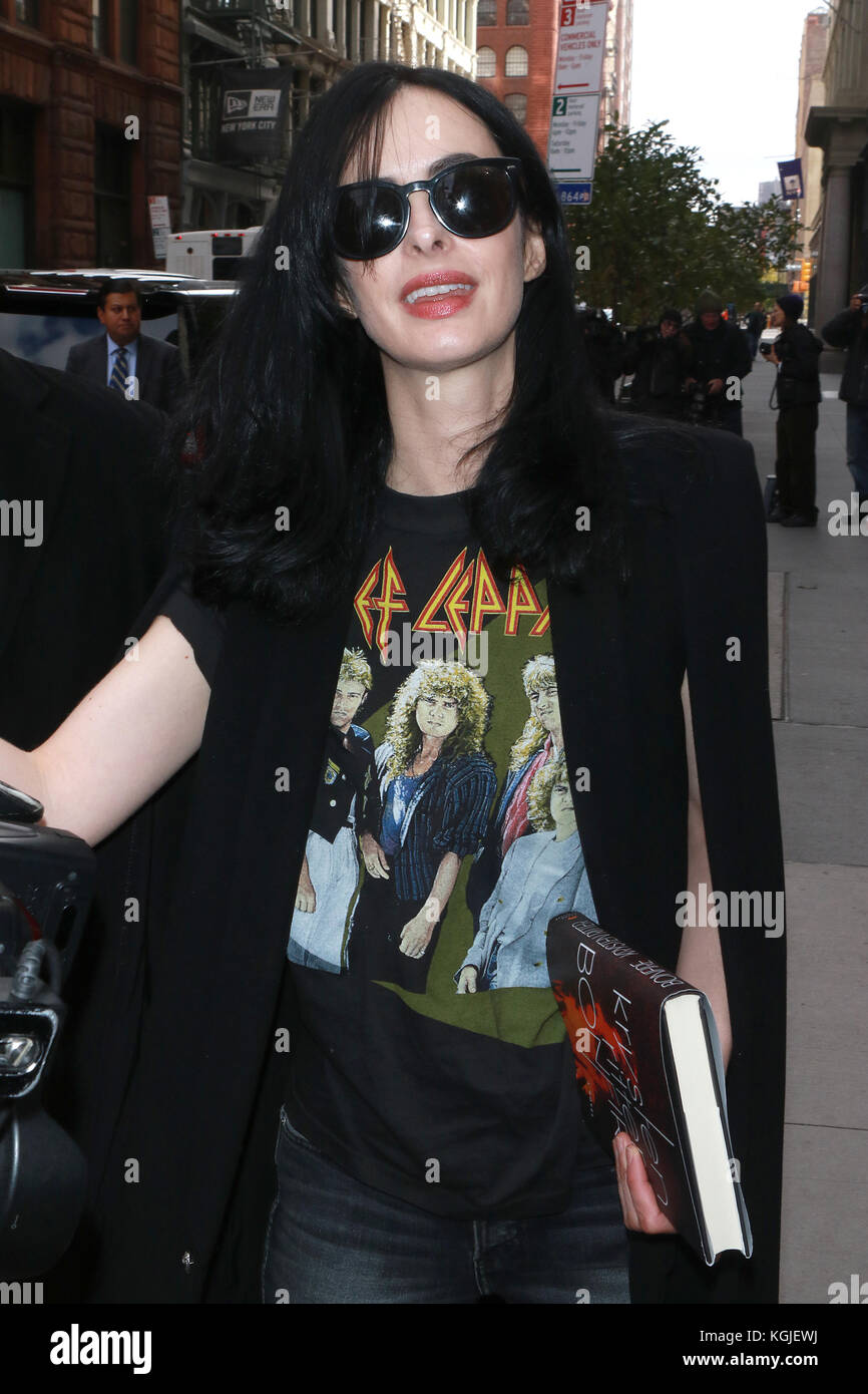 New York, NY, USA. 08th Nov, 2017. Krysten Ritter at AOL's Build Series ...