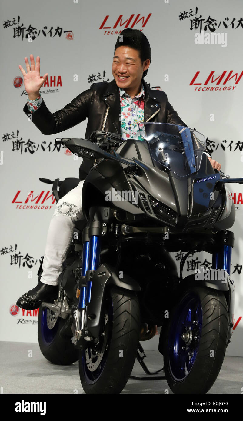 Tokyo, Japan. 8th Nov, 2017. Japanese comedian Miyazon of Anzen-manzai ...