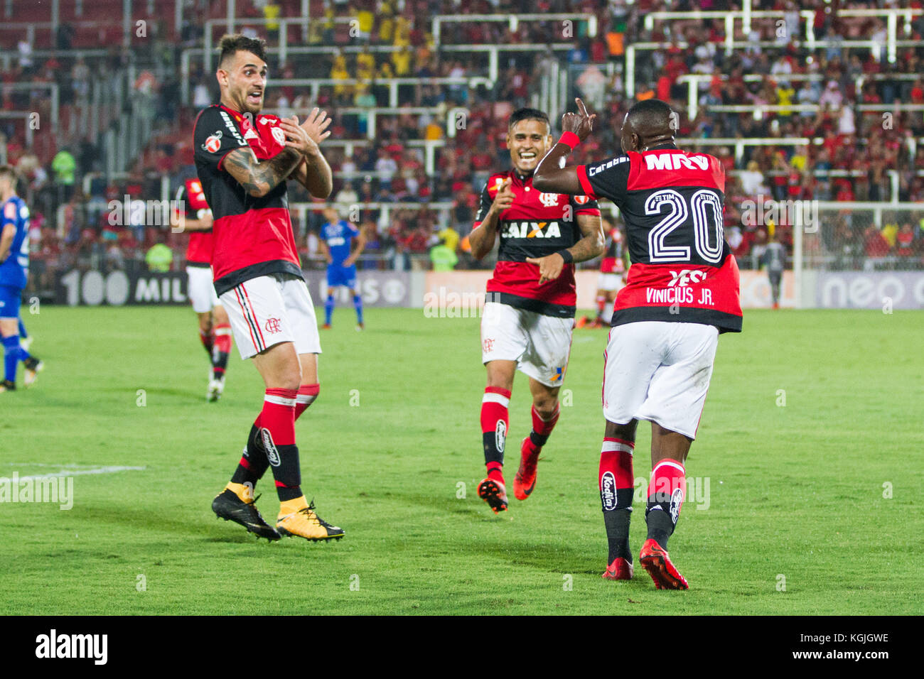 Flamengo players celebrating hi-res stock photography and images - Alamy