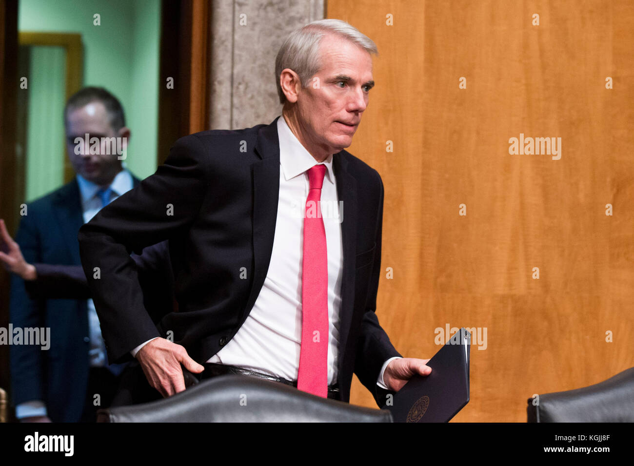 Washington DC, USA. 08th Nov, 2017. United States Senator Rob Portman ...