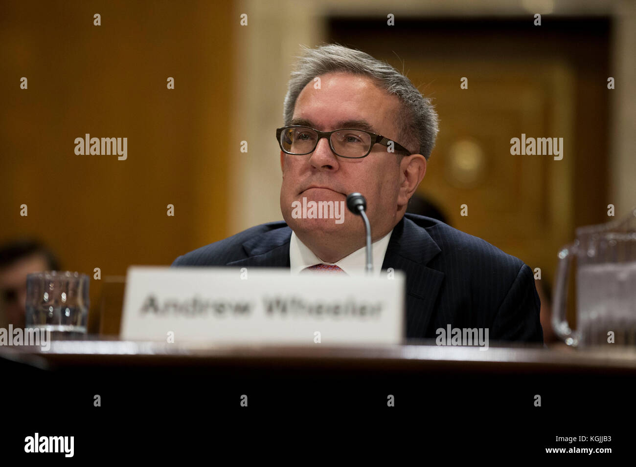 Washington DC, USA. 08th Nov, 2017. Andrew Wheeler during his ...