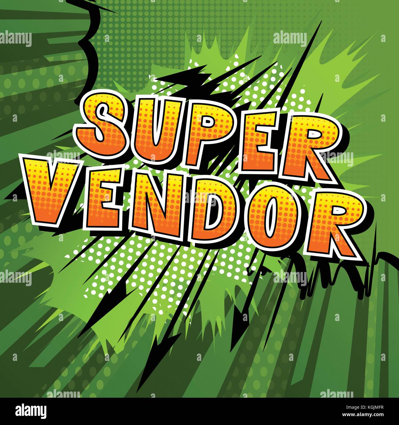 Super Vendor - Comic book style word Stock Vector Image & Art - Alamy