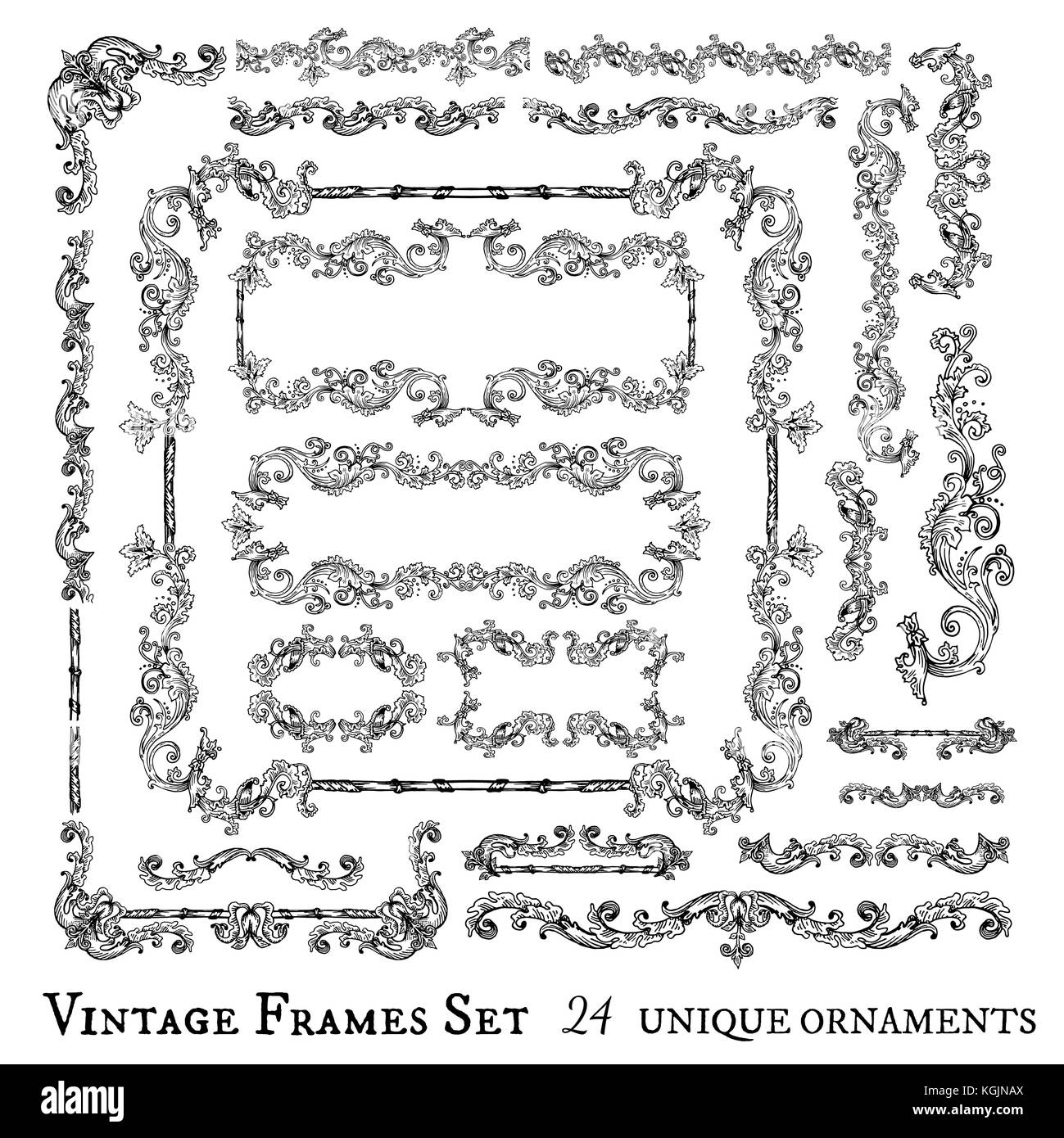 Frames borders Stock Vector Images - Alamy