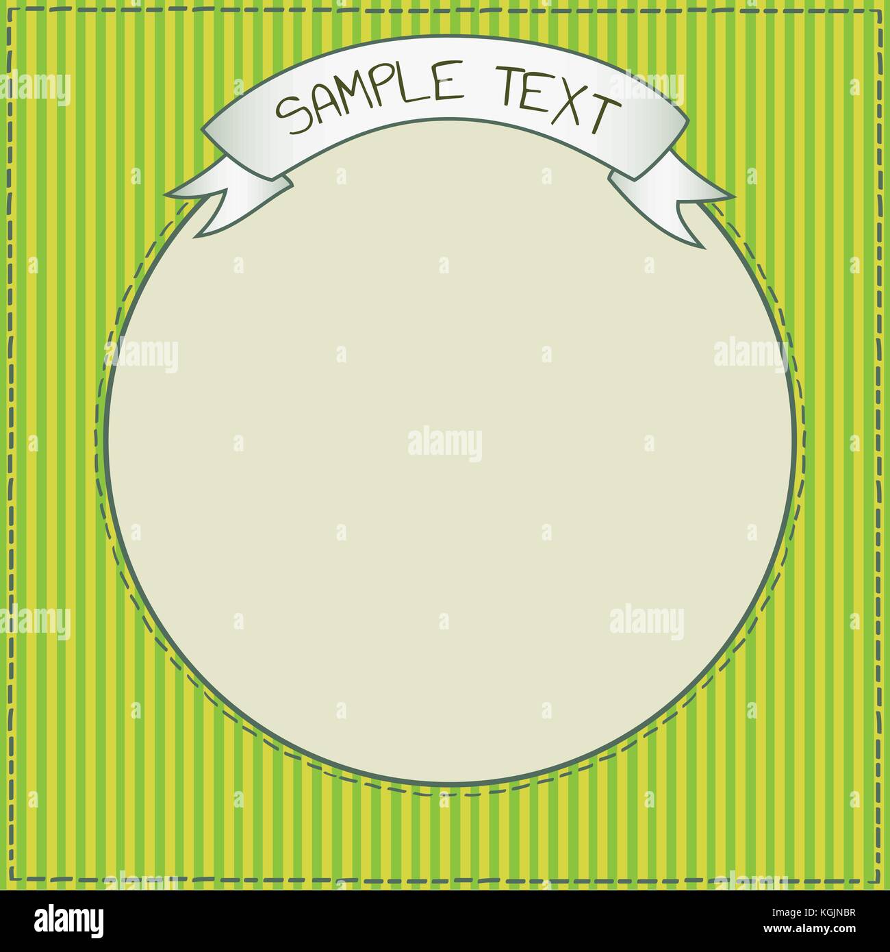 Cute green frame template Stock Vector Image & Art - Alamy
