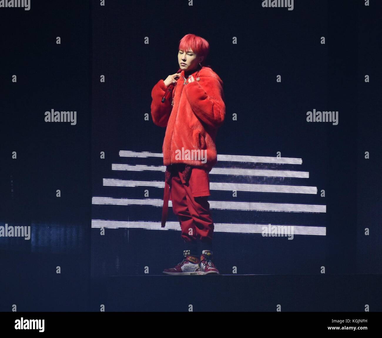 South Korean rapper G-Dragon performs at The Act III: M.O.T.T.E 'Moment ...