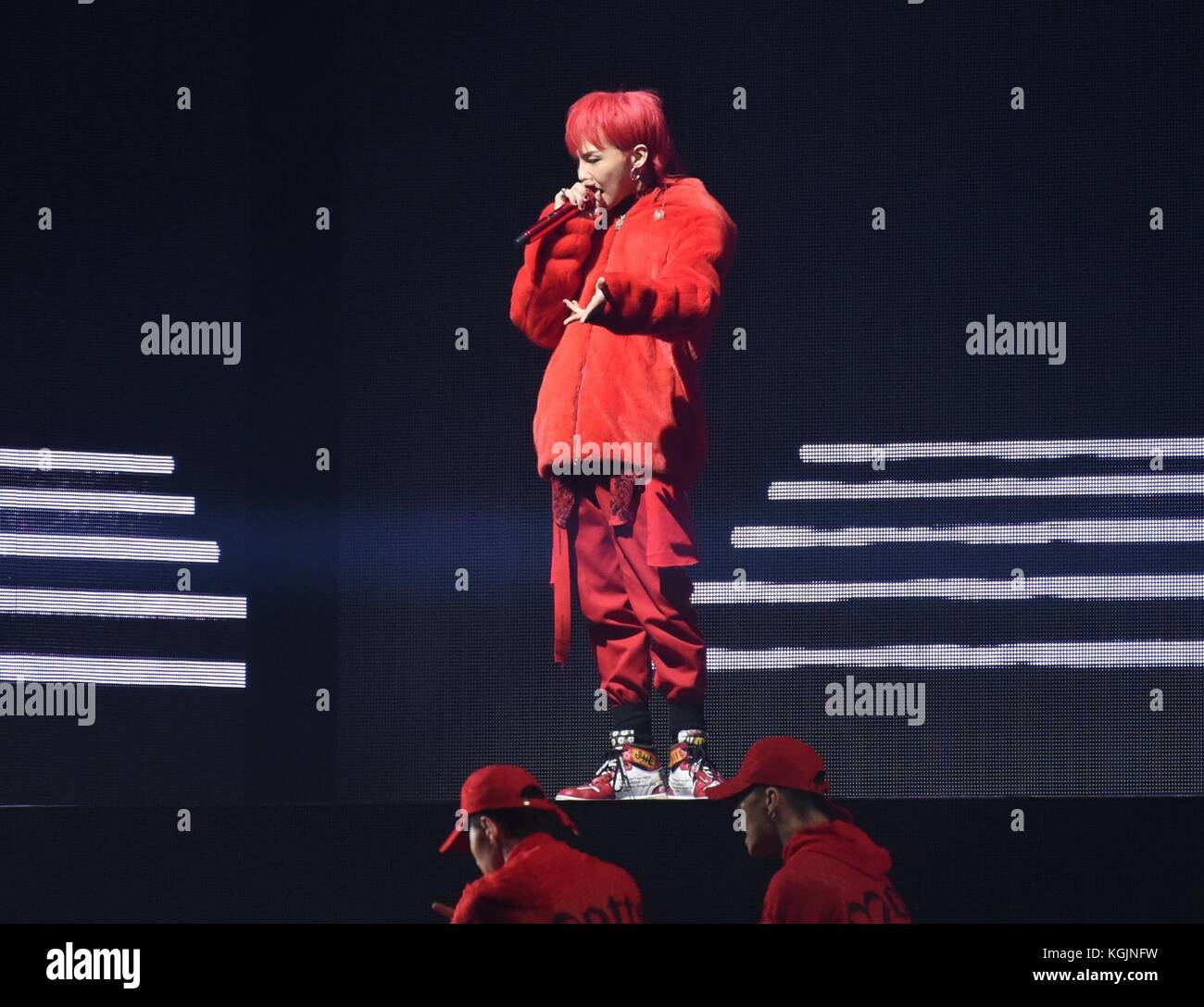 South Korean rapper G-Dragon performs at The Act III: M.O.T.T.E 'Moment ...