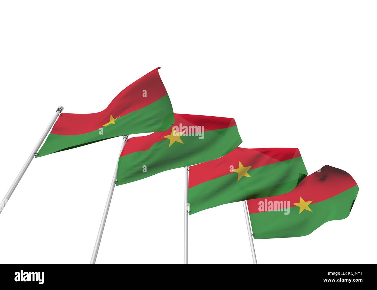 Multiple burkina faso flags waving hi-res stock photography and images ...