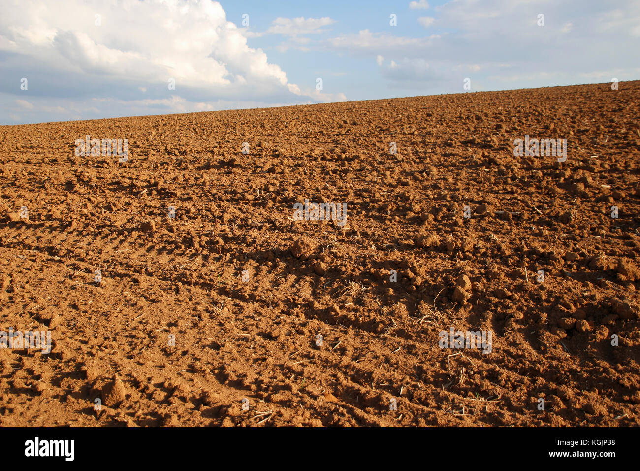 plowed land ready for planting Stock Photo - Alamy