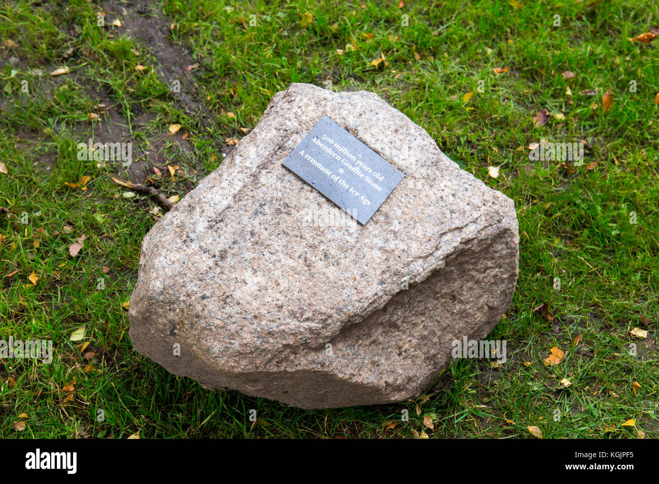 500 million years old Aberdeen granite stone Stock Photo - Alamy