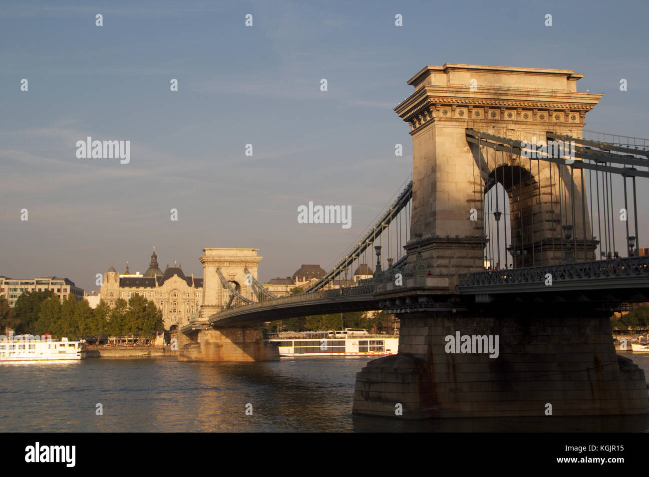 Chain Bridge, Budapest Stock Photo - Alamy