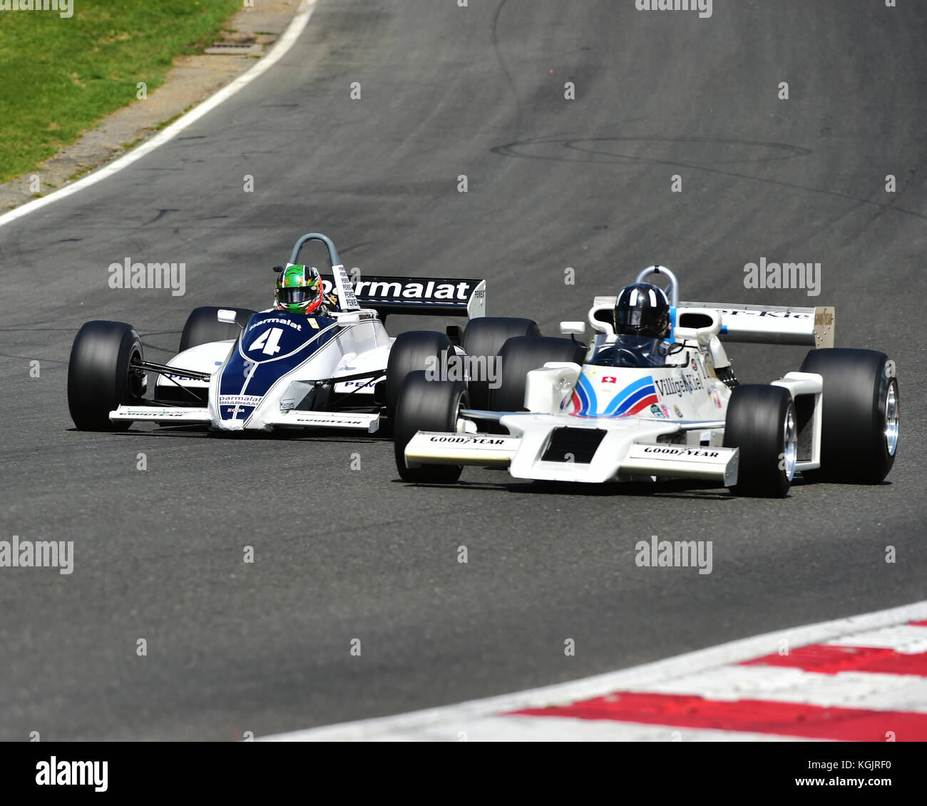 Jamie Constable, Shadow DN8, Joaquin Folch-Rusinol, Brabham BT49C, FIA ...