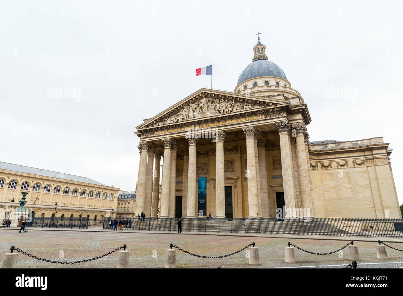 Paris france facade building front paris france pantheon hi-res stock ...