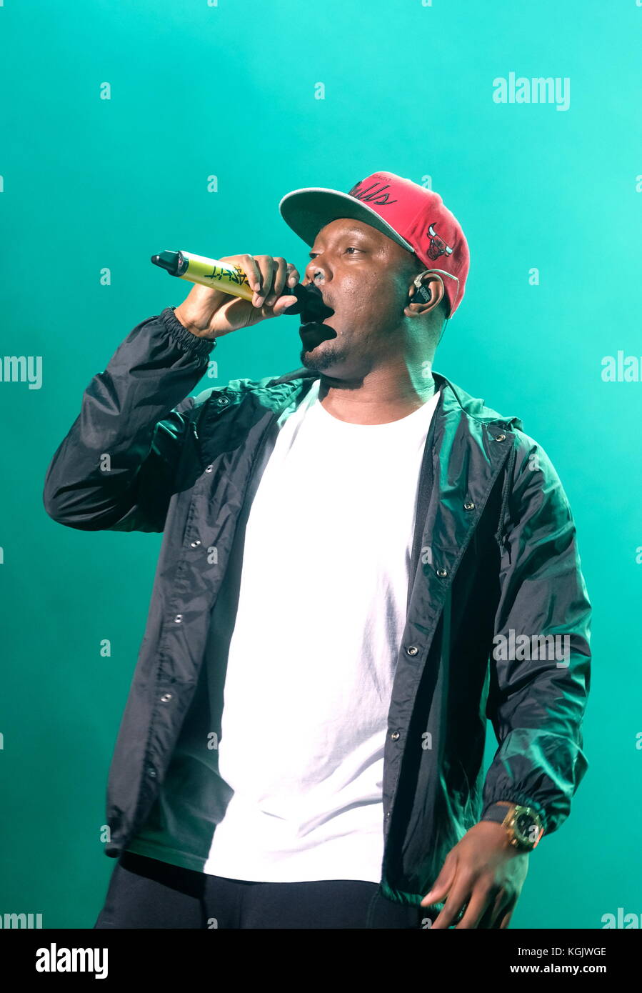 Rapper and grime artist Dizzee Rascal performing at Bestival September ...