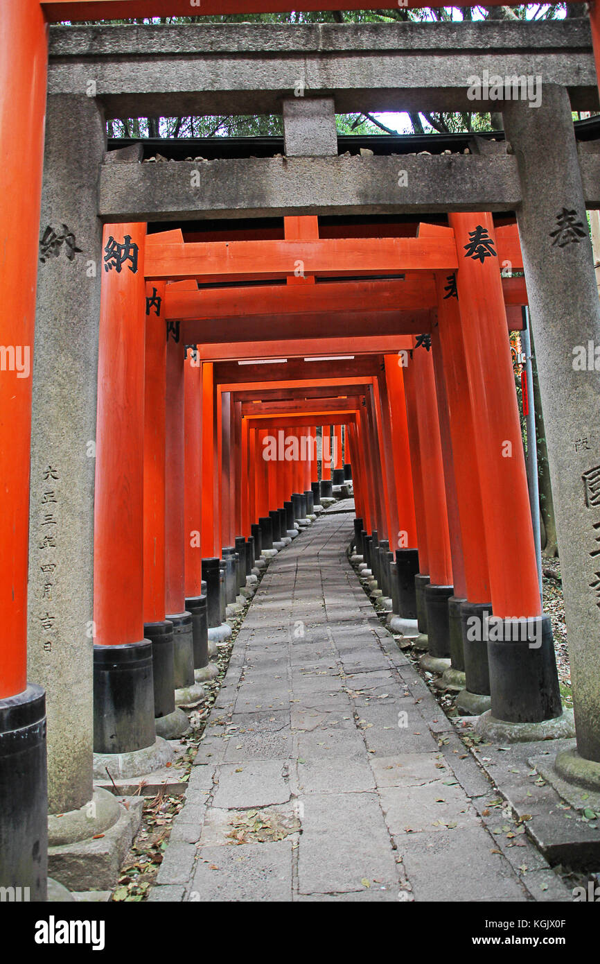 Fushimi Inari Gates & Pathway Stock Photo - Alamy