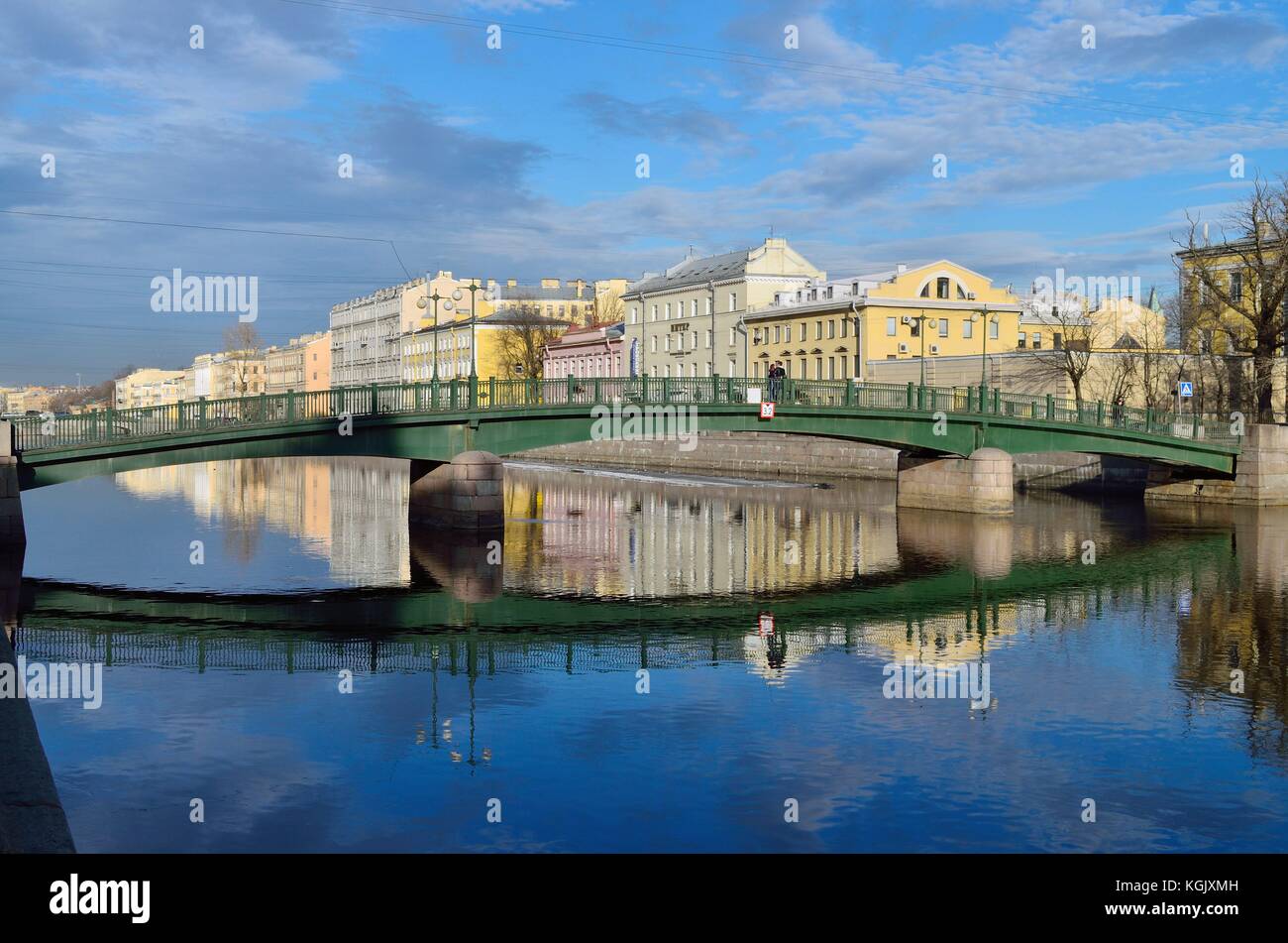 Bridge connects two banks hi-res stock photography and images - Alamy