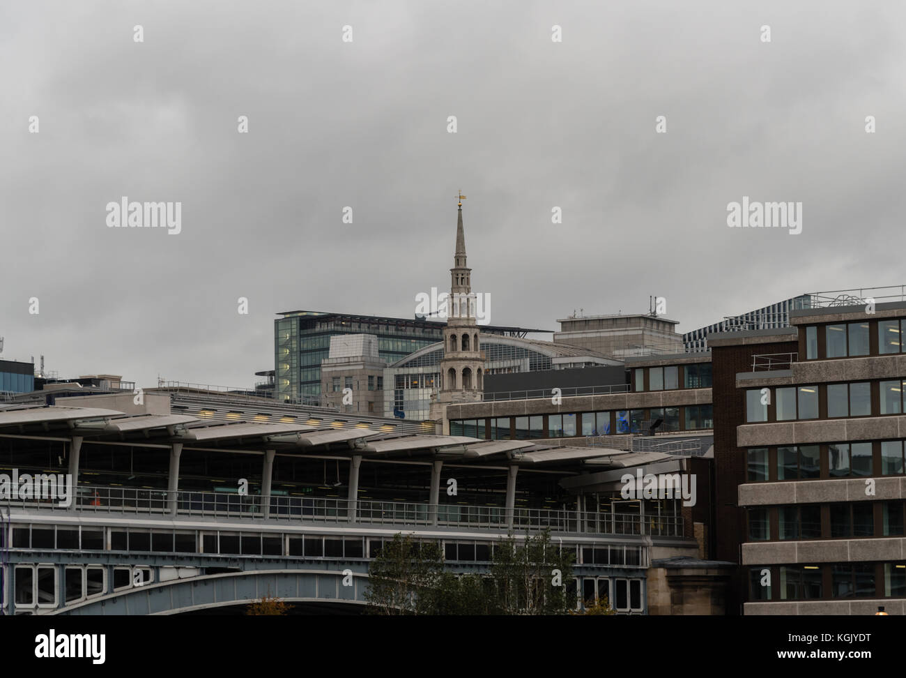 Steeple of st brides church hi-res stock photography and images - Alamy